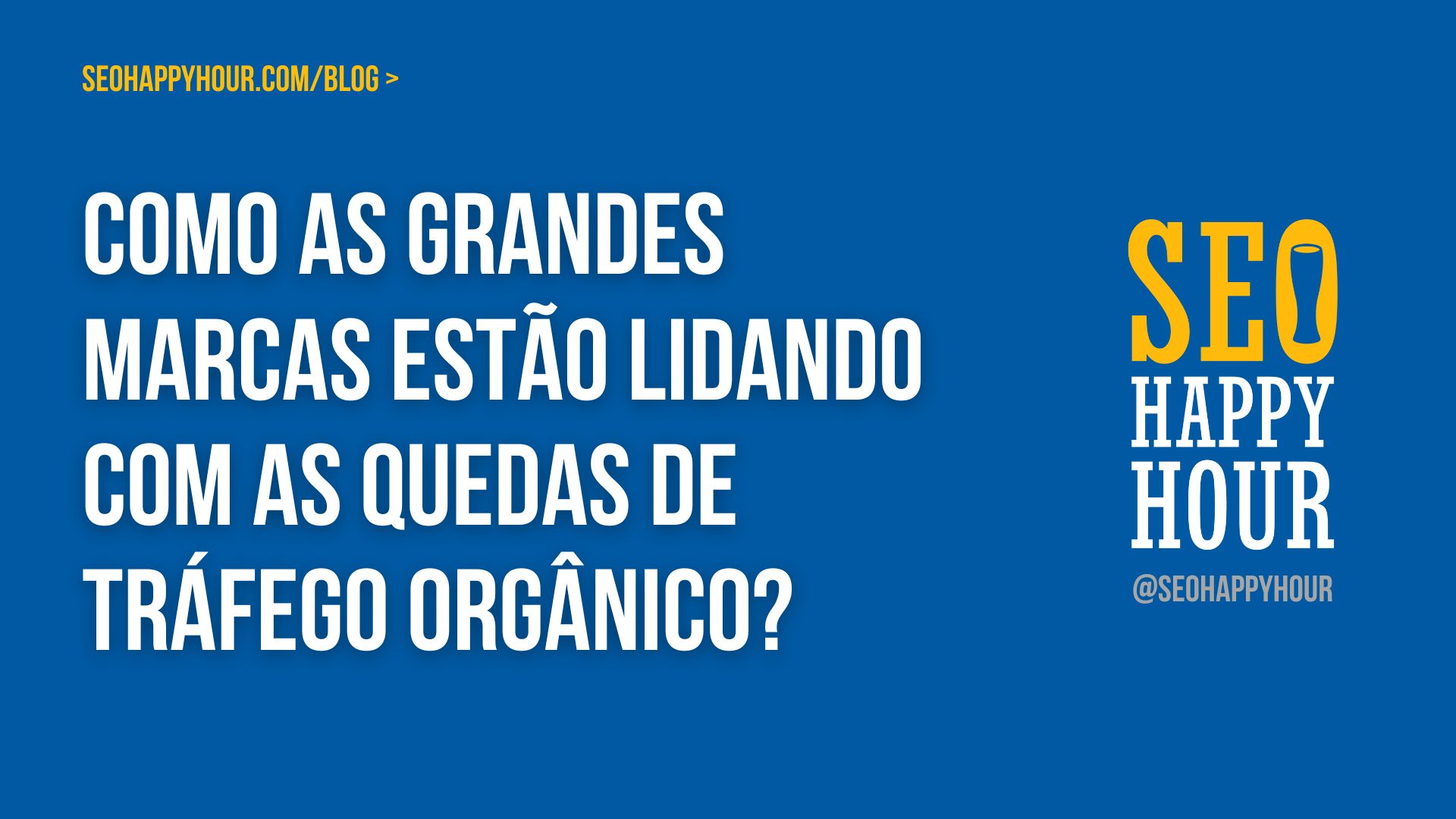 Como as grandes marcas estão lidando com quedas de tráfego?