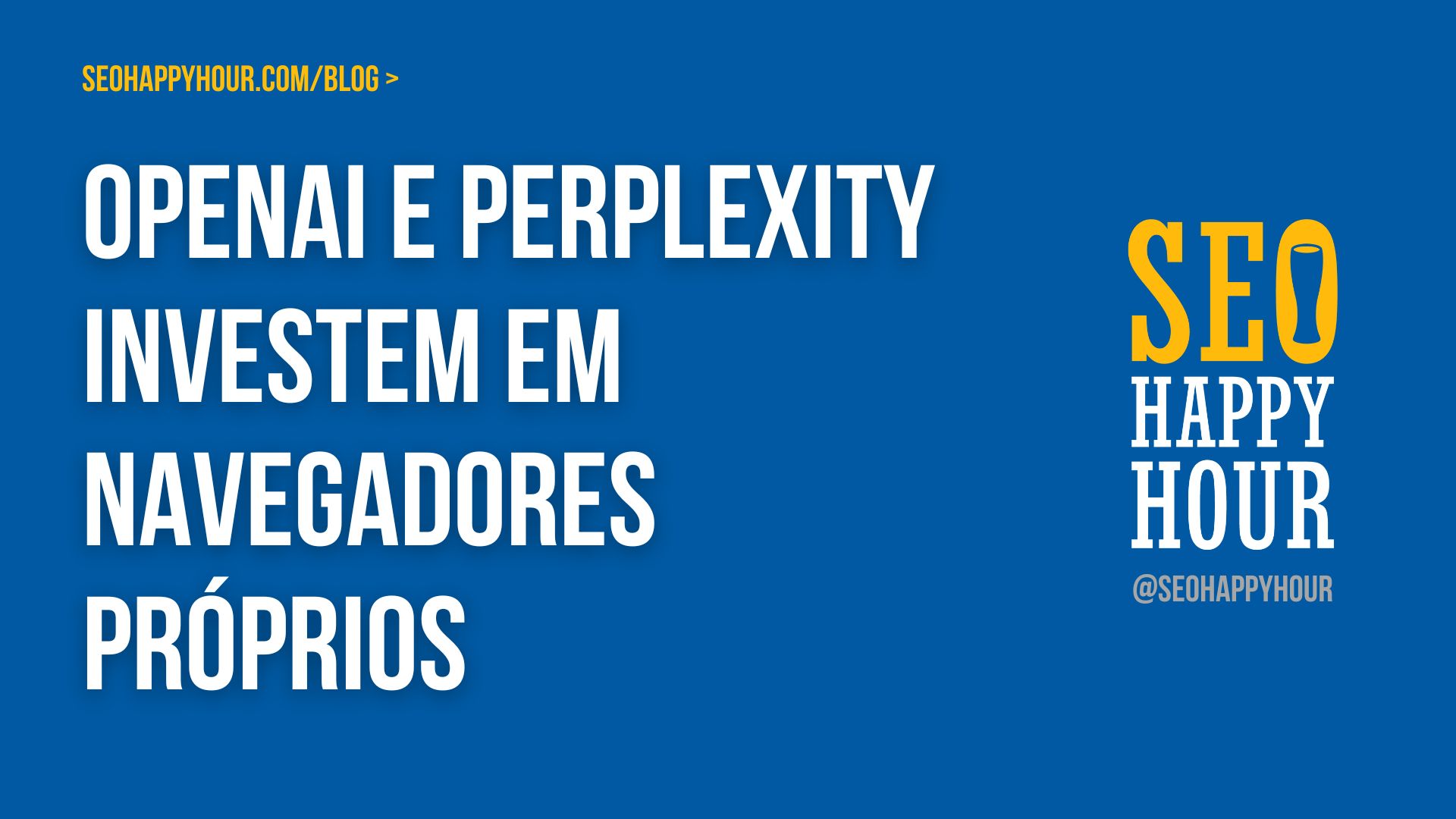 OpenAI e Perplexity investem em navegadores próprios